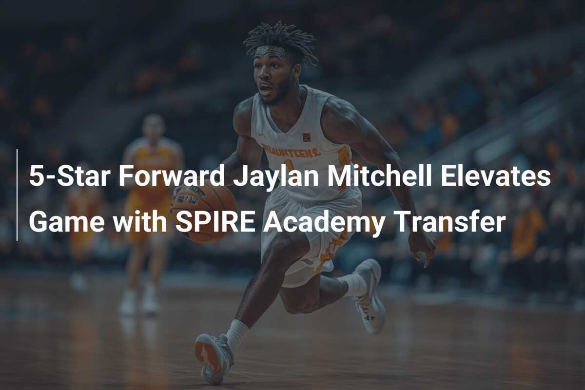 Jaylan Mitchell: De Evansville para SPIRE Academy, o Novo Capítulo de ...