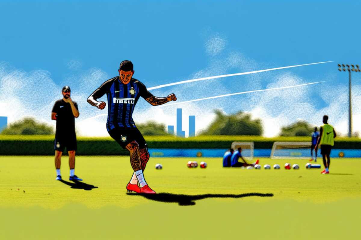 Telasco Segovia im Training von Inter Miami - footboom1.com