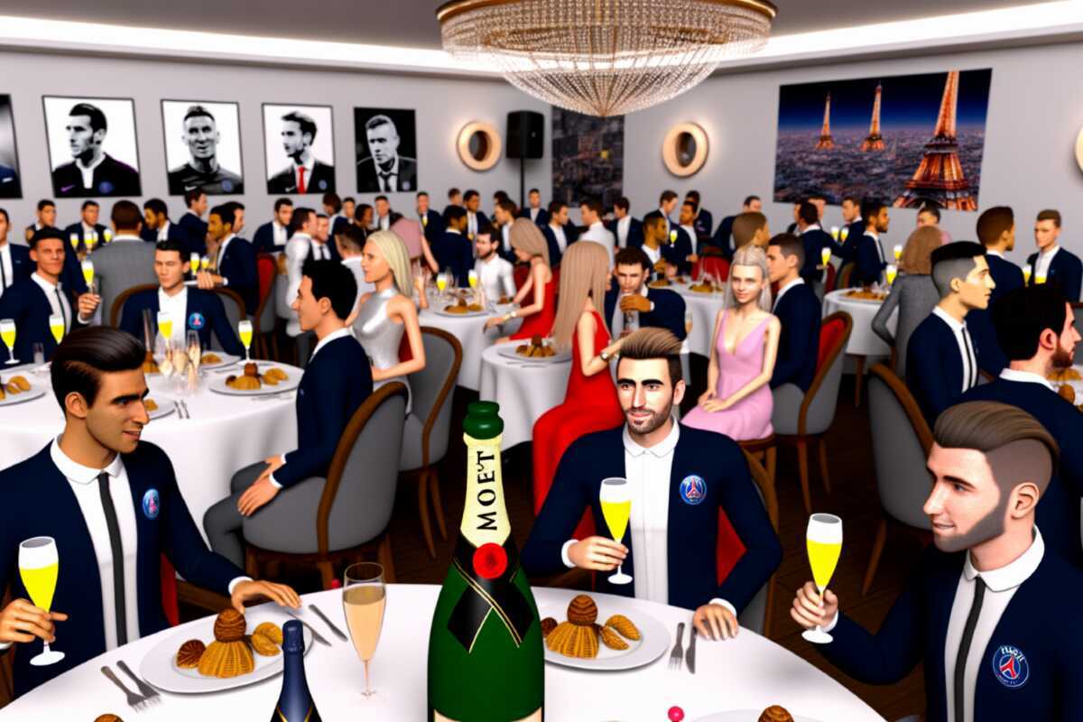 PSG's Classy Celebration: A Toast to Champions League Success ...