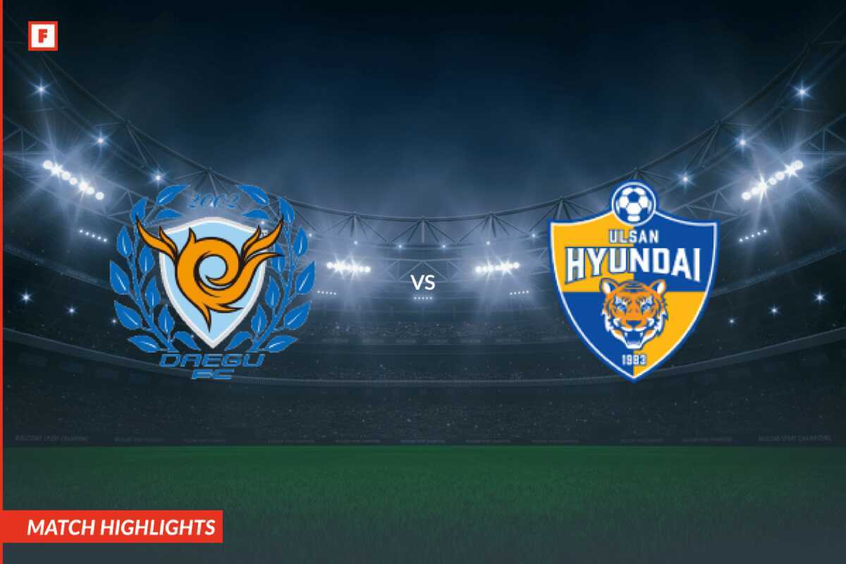 Daegu FC - FC Ulsan Hyundai goles y momentos destacados - footboom1.com