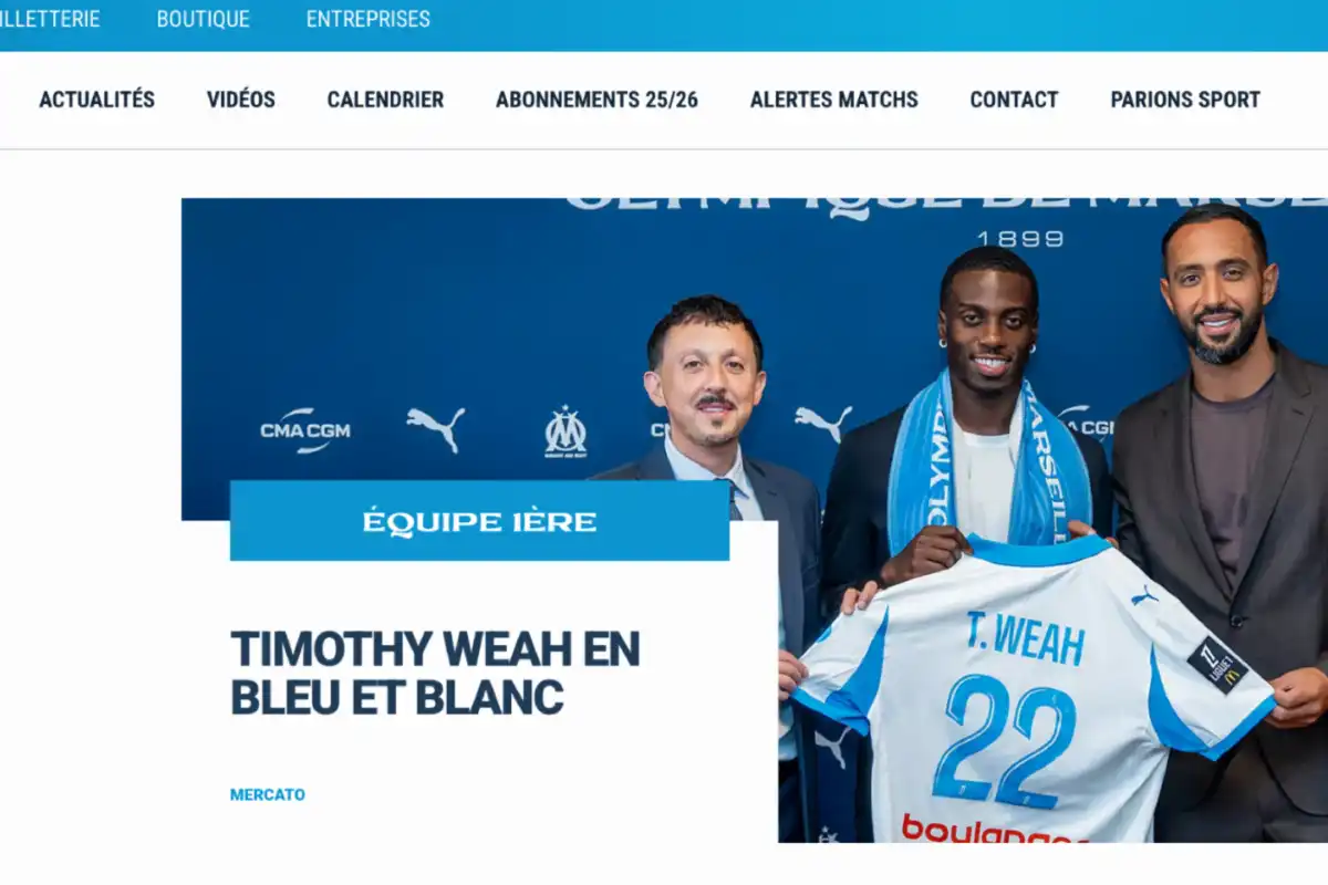 Marseille Secures George Weah's Son - footboom1.com