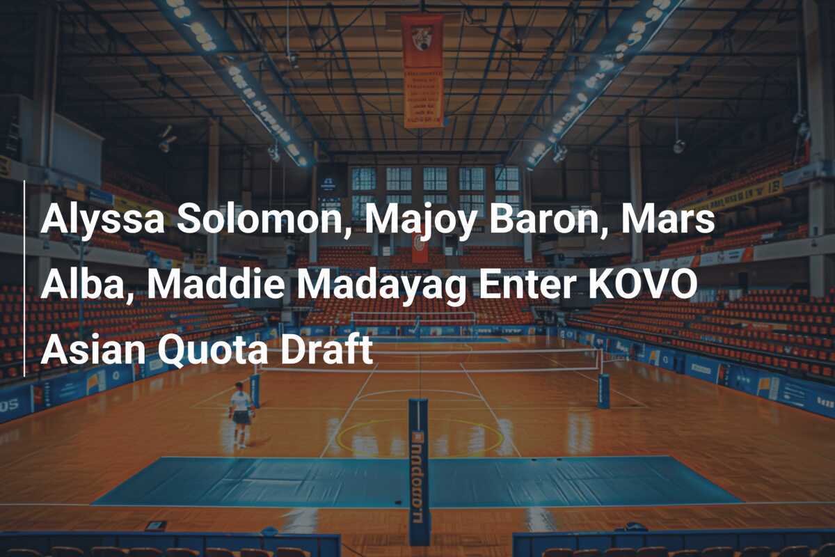 Alyssa Solomon, Majoy Baron, Mars Alba et Maddie Madayag entrent dans ...